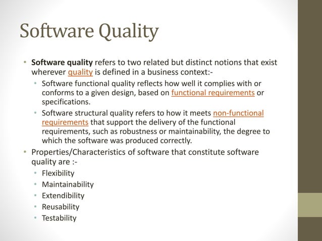 Improving Software Quality Using Object Oriented Design Principles Ppt