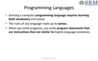 Object Oriented Design and Programming Unit-01 | PPTX