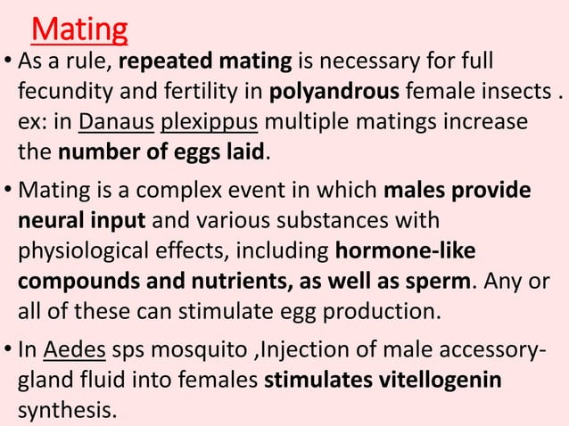 Oogenesis in Insects, Histology, Types of Ovarioles & Nourishment.pptx ...
