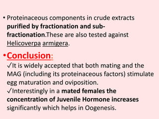 Oogenesis in Insects, Histology, Types of Ovarioles & Nourishment.pptx