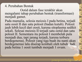 Oogenesis xii ipa 6 | PPT