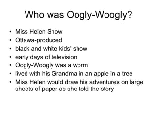 Oogly Woogly Good | PPT