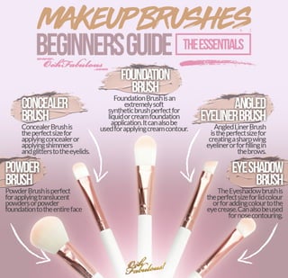 Makeup Brushes - Beginners Guide by Ooh Fabulous! | PPT