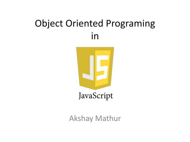 Object Oriented Programing In Javascript Ppt 1278