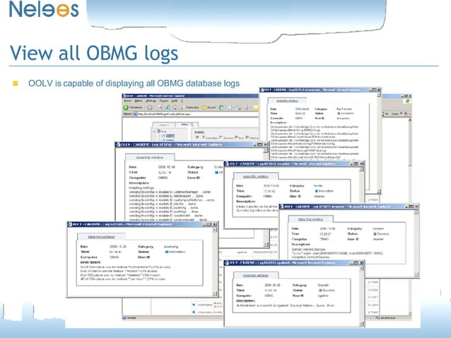 OneBridge Online Log Viewer (OOLV2) | PPT