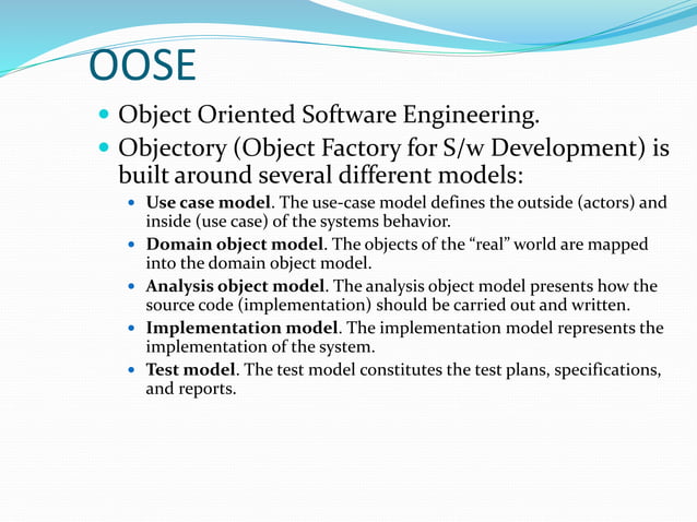 object oriented methodologies | PPTX | Graphics Software | Computer Software and Applications