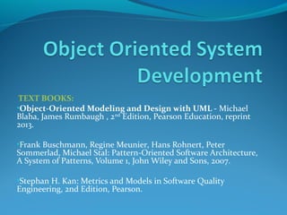Oomd unit1 | PPT