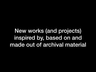 RE:VIVE pitch at the Time Machine conference | PPT