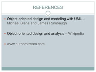 Object Oriented Approach for Software Development | PPT