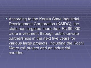 Oommen chandy seeks to draw industry to kerala | PPT