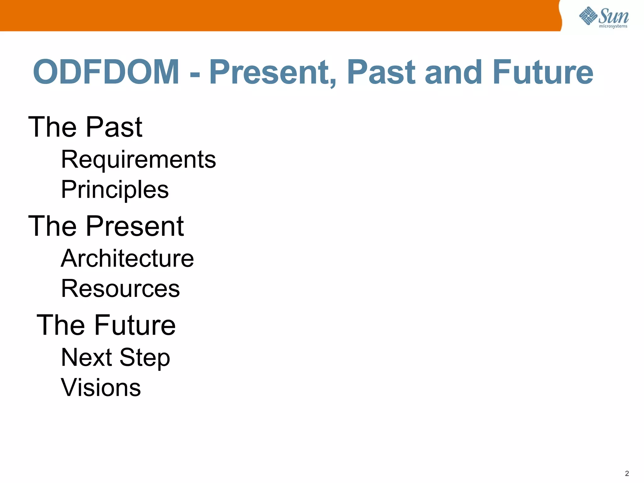 ODFDOM ODF as a server | PPT | Free Download