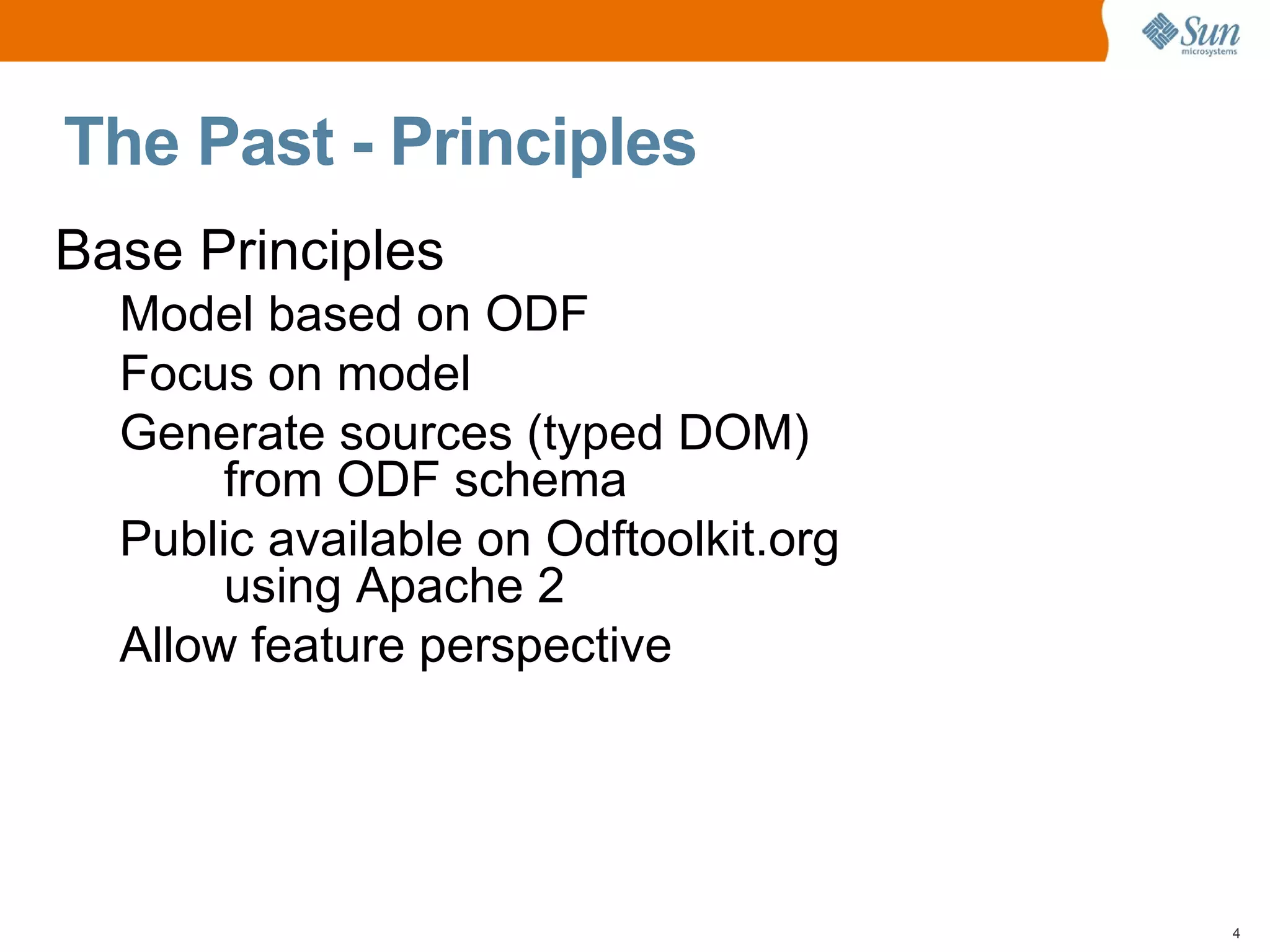ODFDOM ODF as a server | PPT