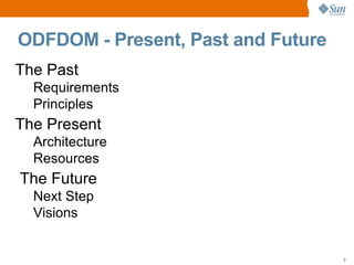 ODFDOM ODF as a server | ODP