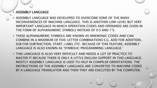 computer language with full detail | PPTX