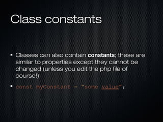 Introduction to OOP with PHP | PPT