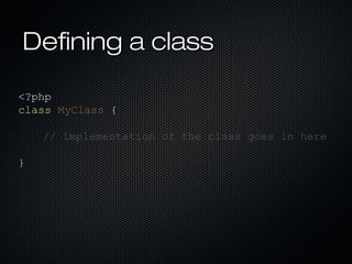 Introduction to OOP with PHP | PPT
