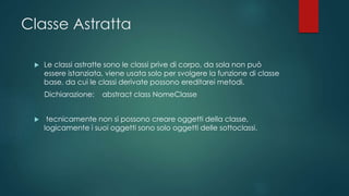 Programmazione ad oggetti | PPTX