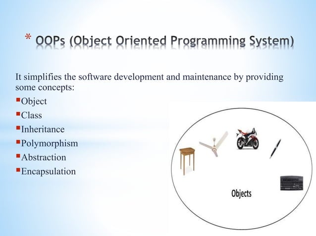 Java Object Oriented Programming | PPT
