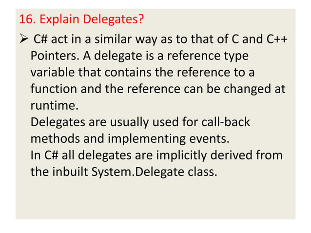 OOP interview questions & answers. | PPTX | Programming Languages ... OOP interview questions & answers. | PPTX | Programming Languages ...