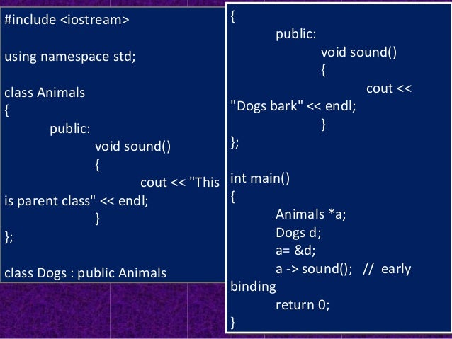 Late And Early Binding In C