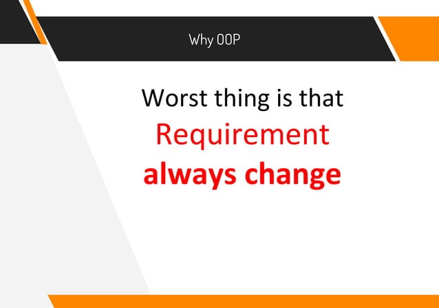 Object Oriented Programming | PPTX