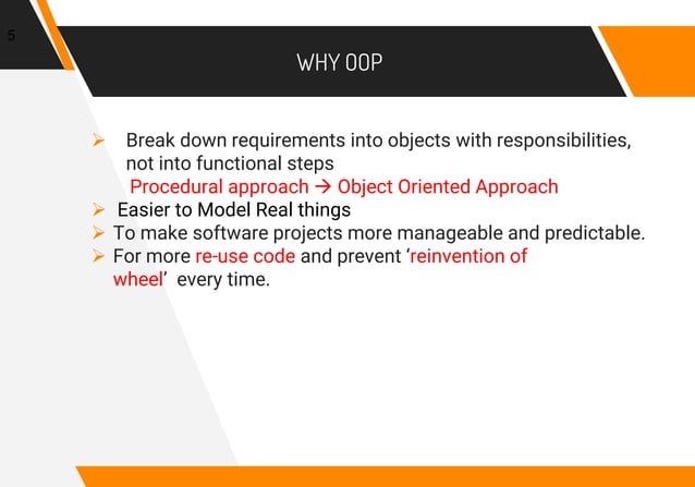 Object Oriented Programming Ppt