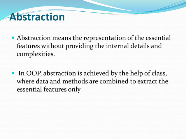 object oriented programming OOP | PPTX