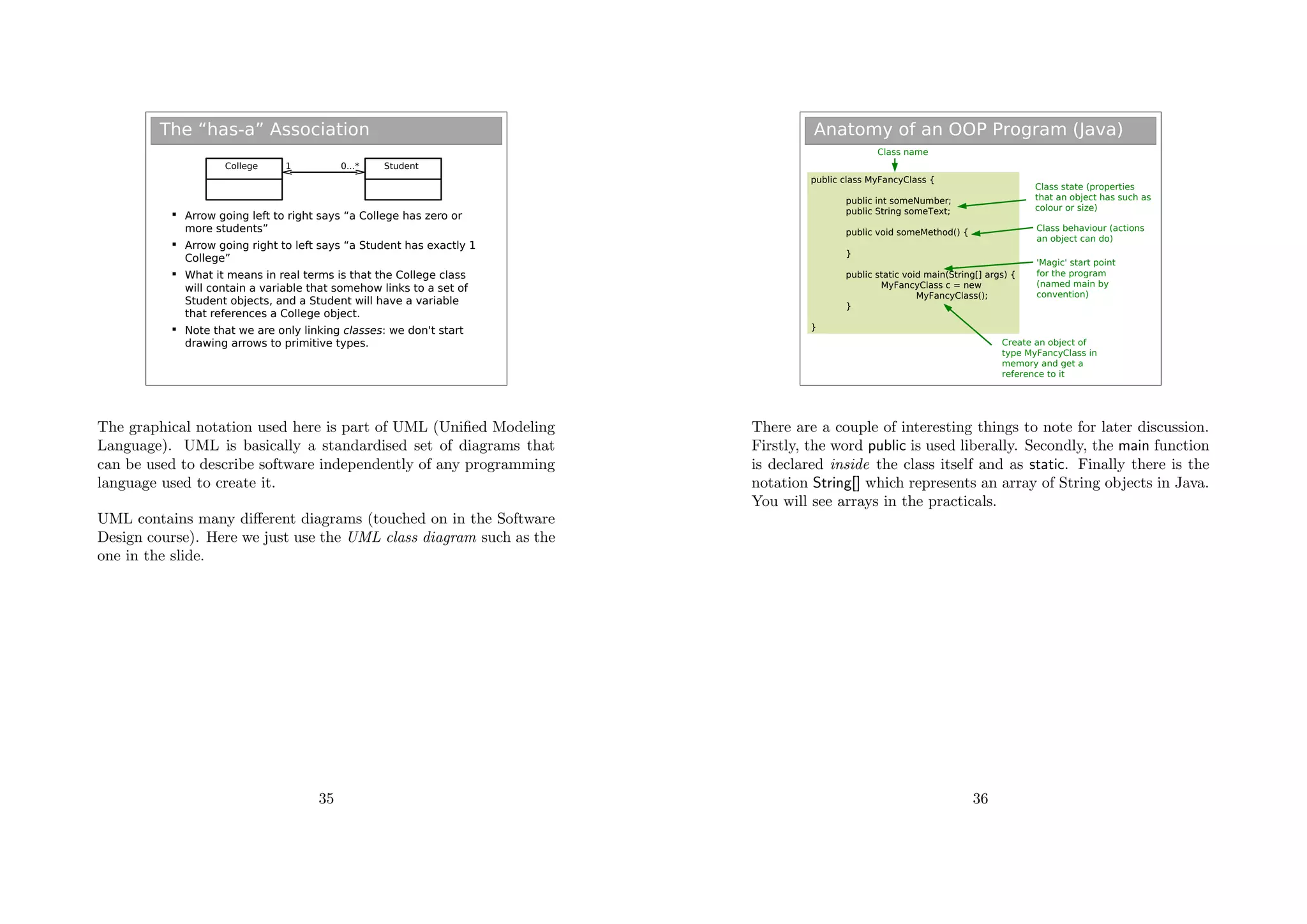 Object Oriented Programming -- Dr Robert Harle | PDF