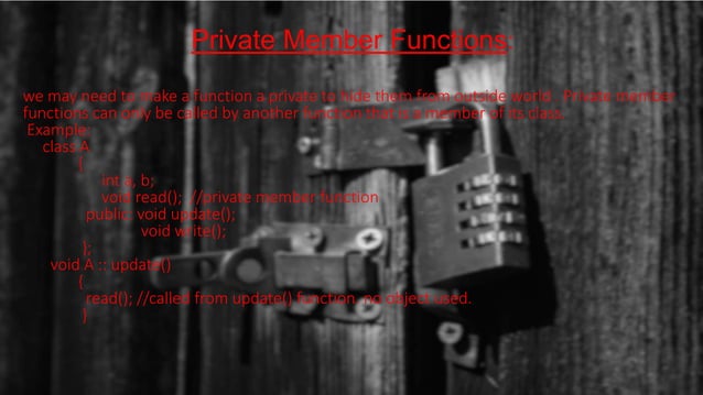 Presentation On Class And Object In Object Oriented Programming Ppt