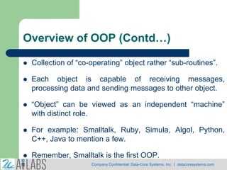 OOP programming for engineering students | PPT