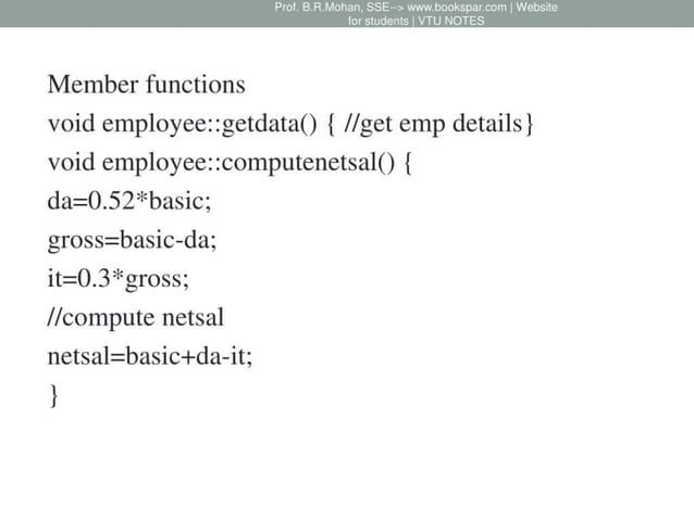 Object Oriented Programming using C Plus Plus | PPT
