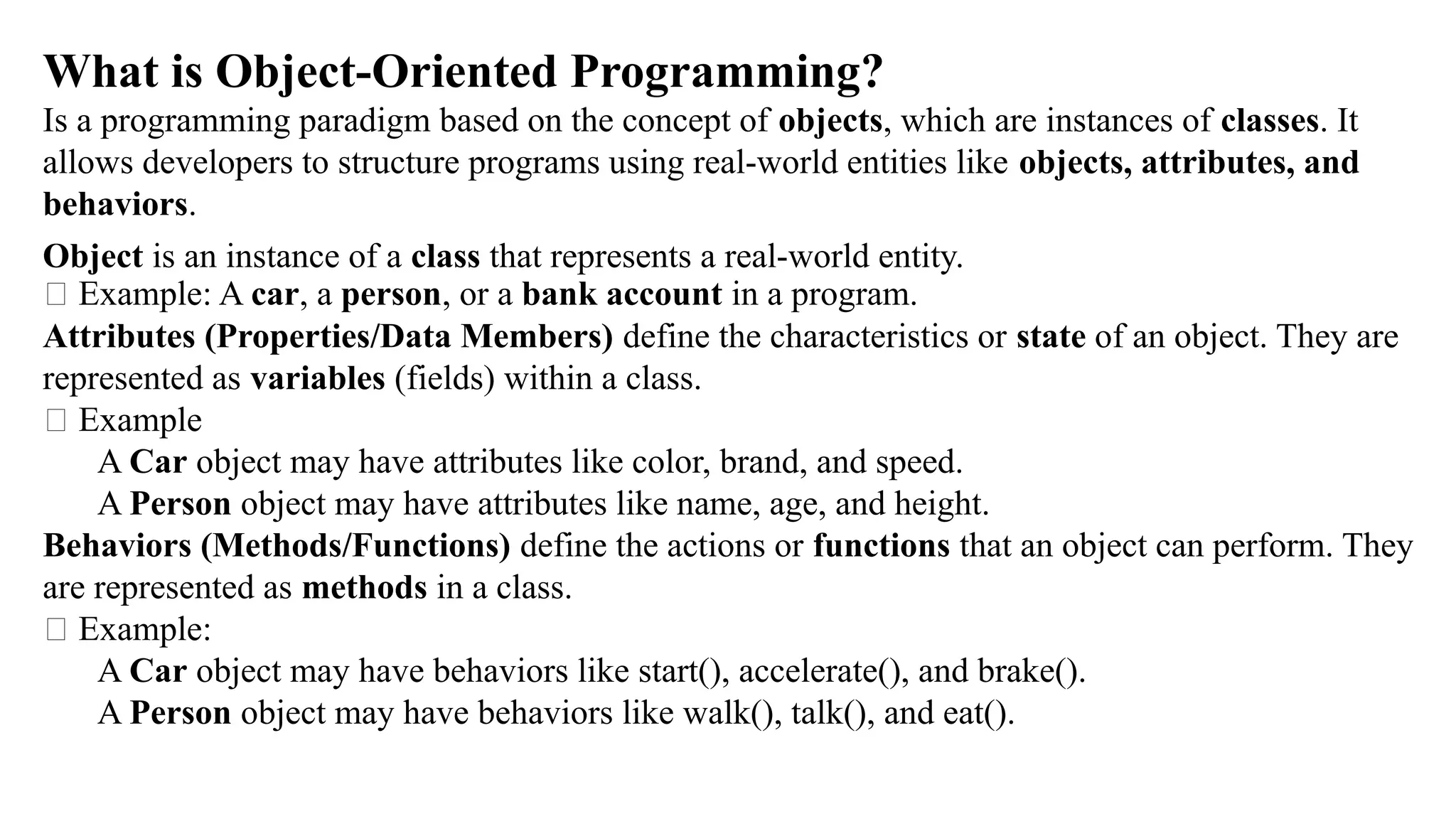 This is an Object Oreiented Programming For CS | PPTX