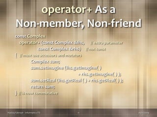 #OOP_D_ITS - 5th - C++ Oop Operator Overloading | PPT