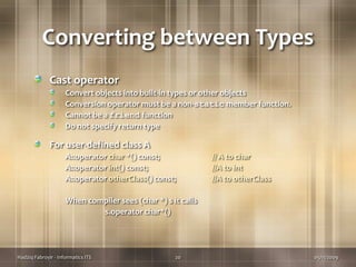 #OOP_D_ITS - 5th - C++ Oop Operator Overloading | PPT