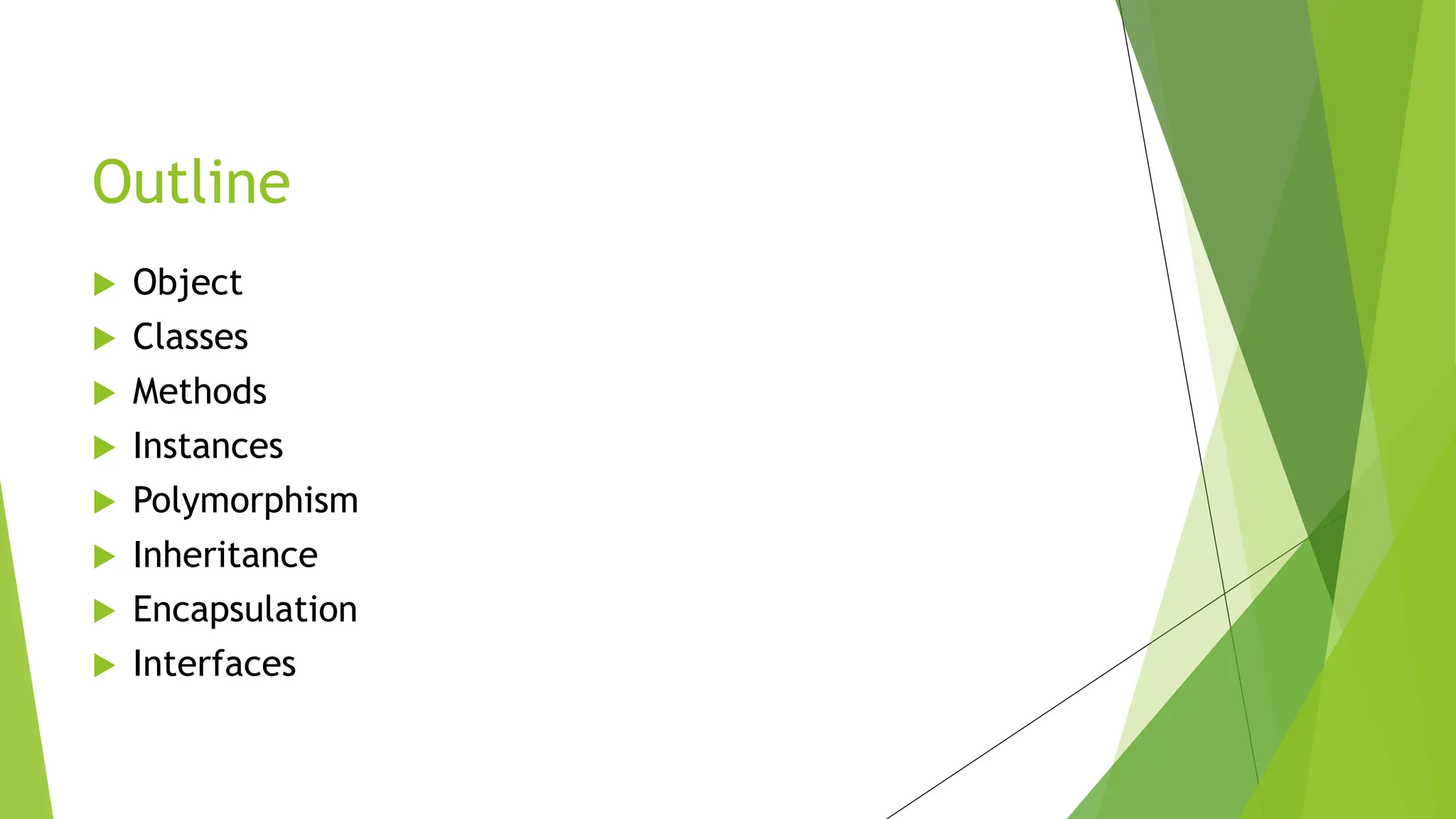 Object Oriented Programming Concepts Pptx