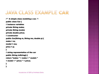 OOP by hrishikesh dhola | PPT