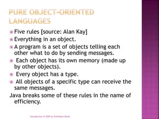 OOP by hrishikesh dhola | PPT