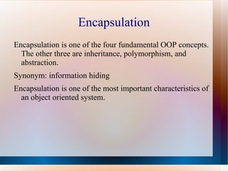 OOP java | PPT