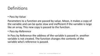 OOP - Java is pass-by-value | PPT