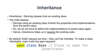 Kotlin OOP Concepts | PPTX