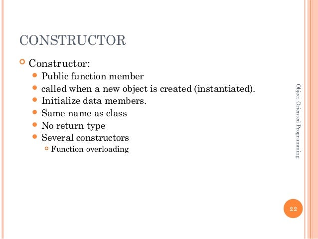 Oop Lec 5 Class Objects Constructor And Destructor