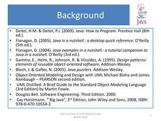Oop lecture1-chapter1(review of java) | PPTX | Programming Languages | Computing