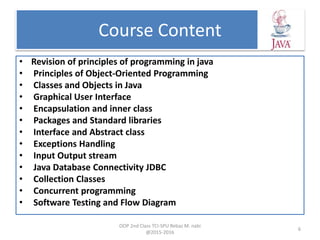 Oop lecture1-chapter1(review of java) | PPTX | Programming Languages | Computing