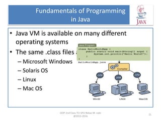 Oop lecture1-chapter1(review of java) | PPT