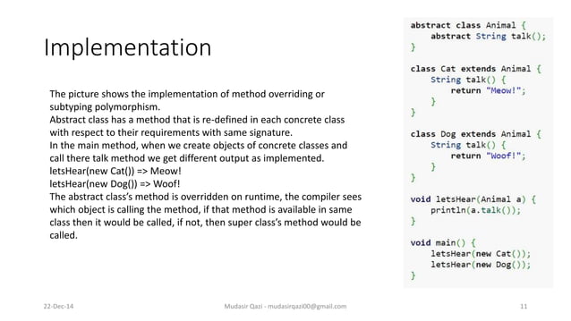 OOP - Polymorphism | PPT