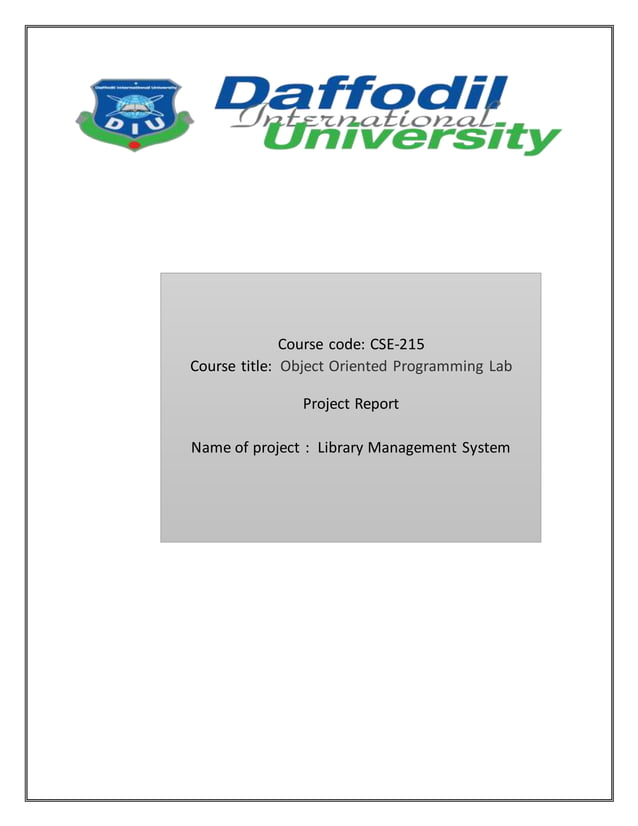 Library Management System Project Report | DOCX | Operating Systems | Computer Software and ...
