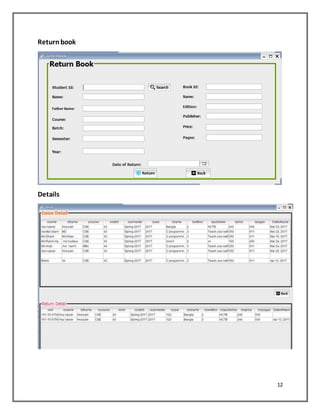 Library Management System Project Report | DOCX