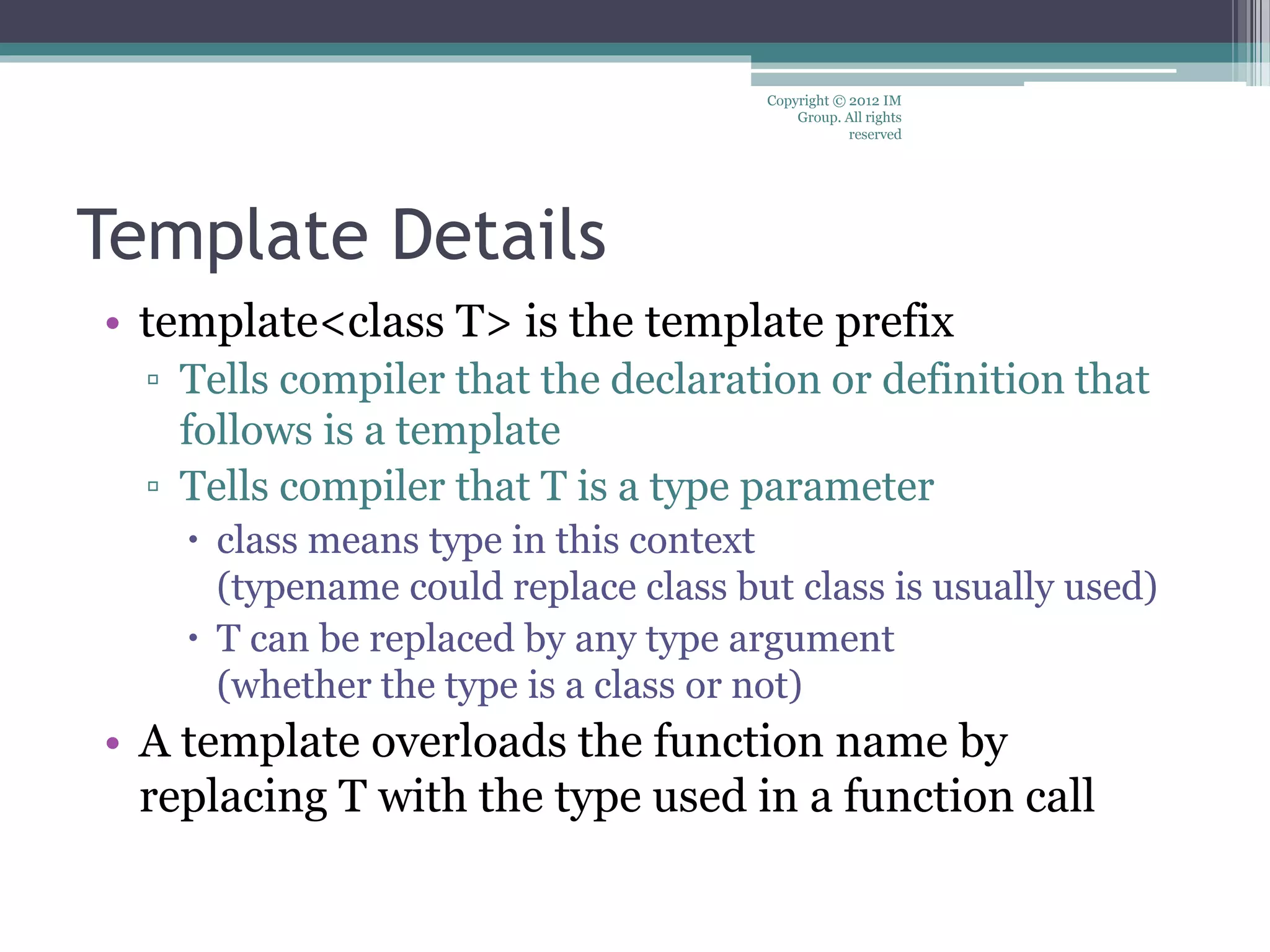 OOP - Templates | PPTX
