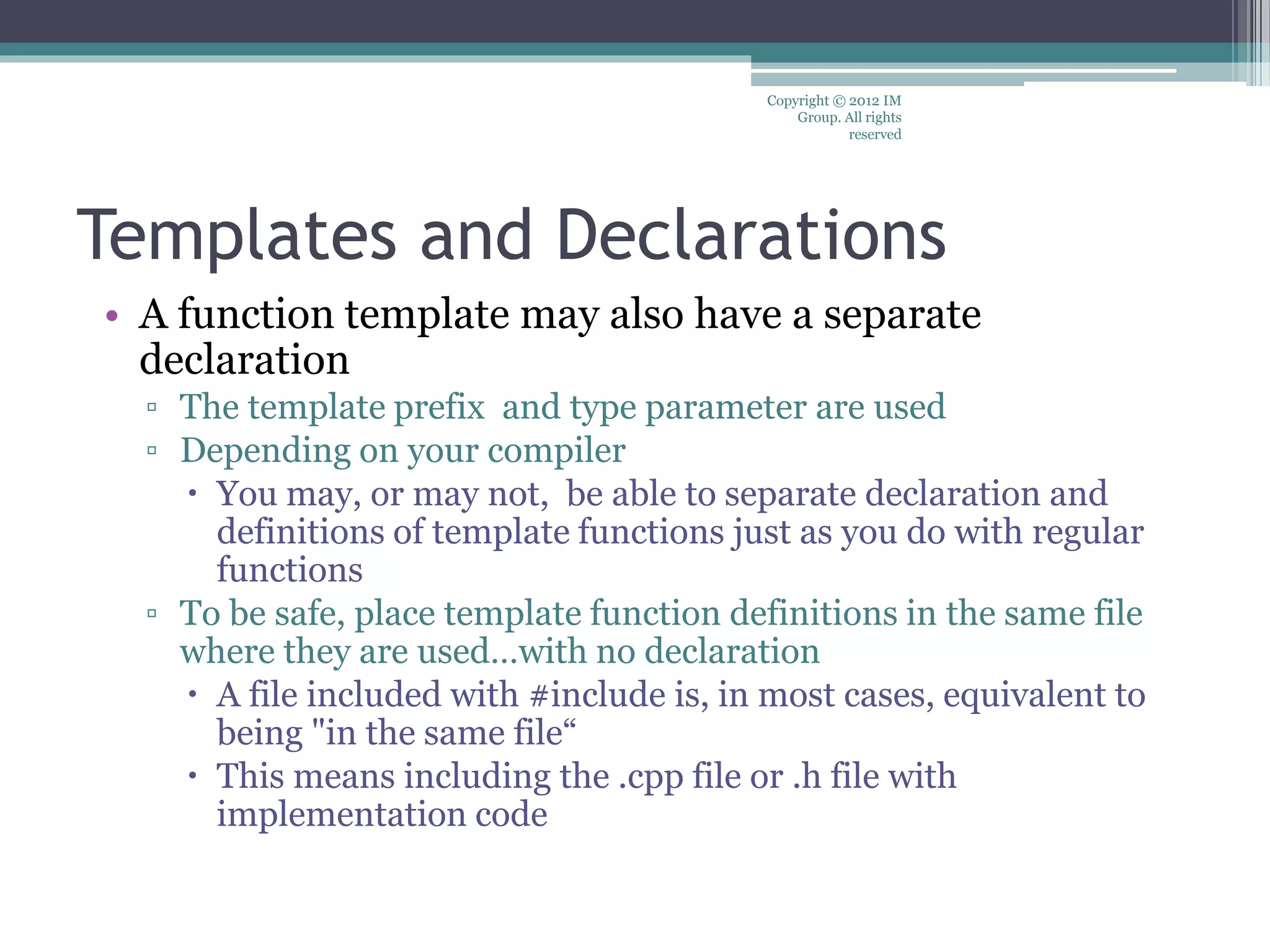 OOP - Templates | PPTX