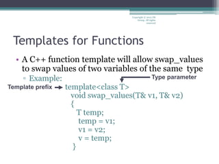 OOP - Templates | PPTX